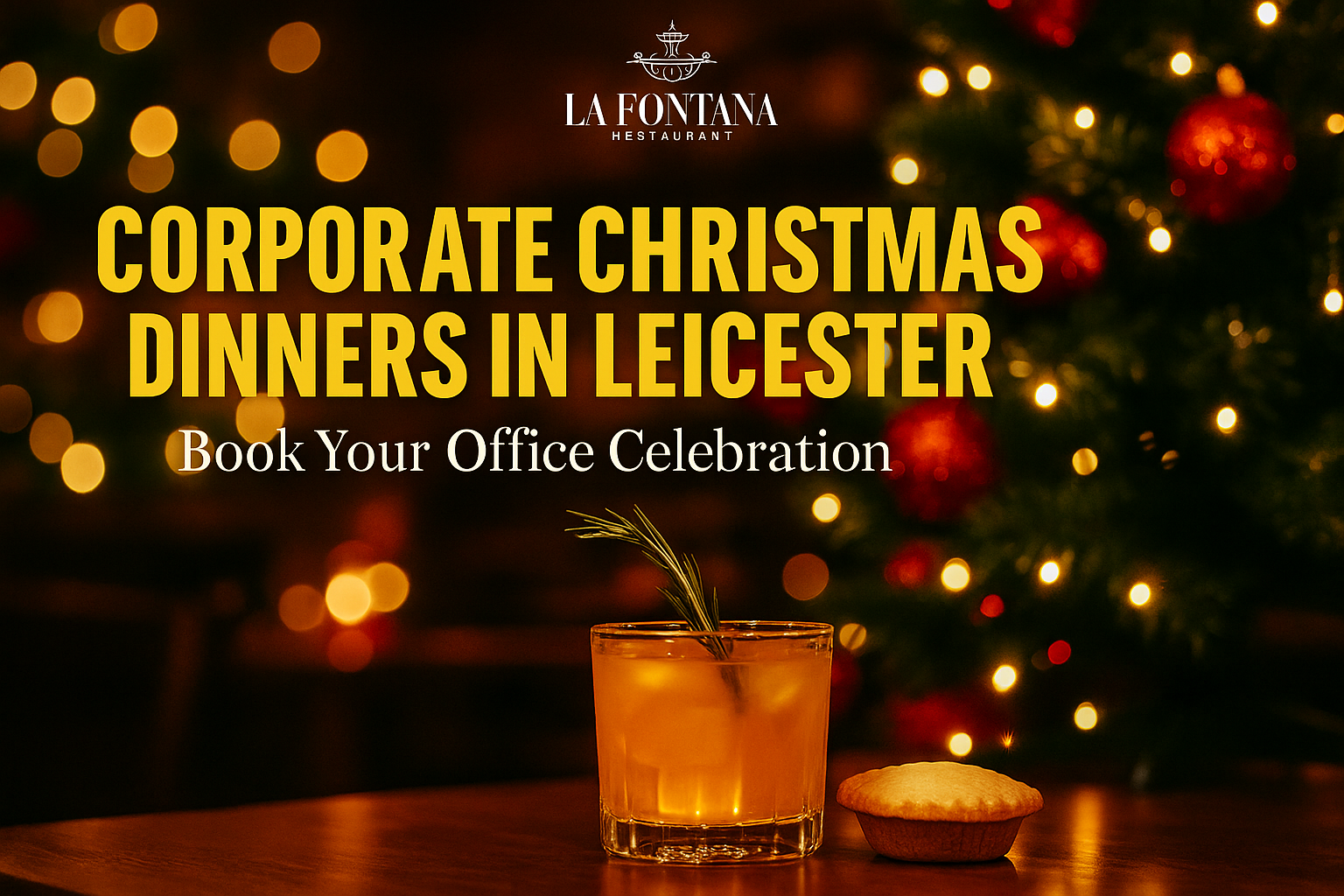 Corporate Christmas Dinners in Leicester – Book Your Office Celebratio ...