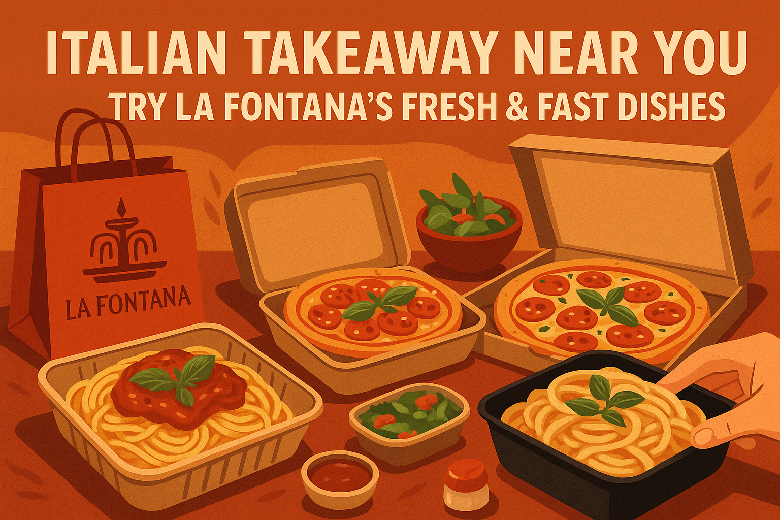 Italian Takeaway Near You: Try La Fontana’s Fresh & Fast Dishes