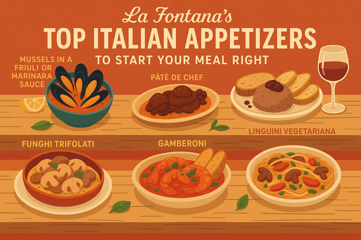 La Fontana’s Top Italian Appetizers to Start Your Meal Right