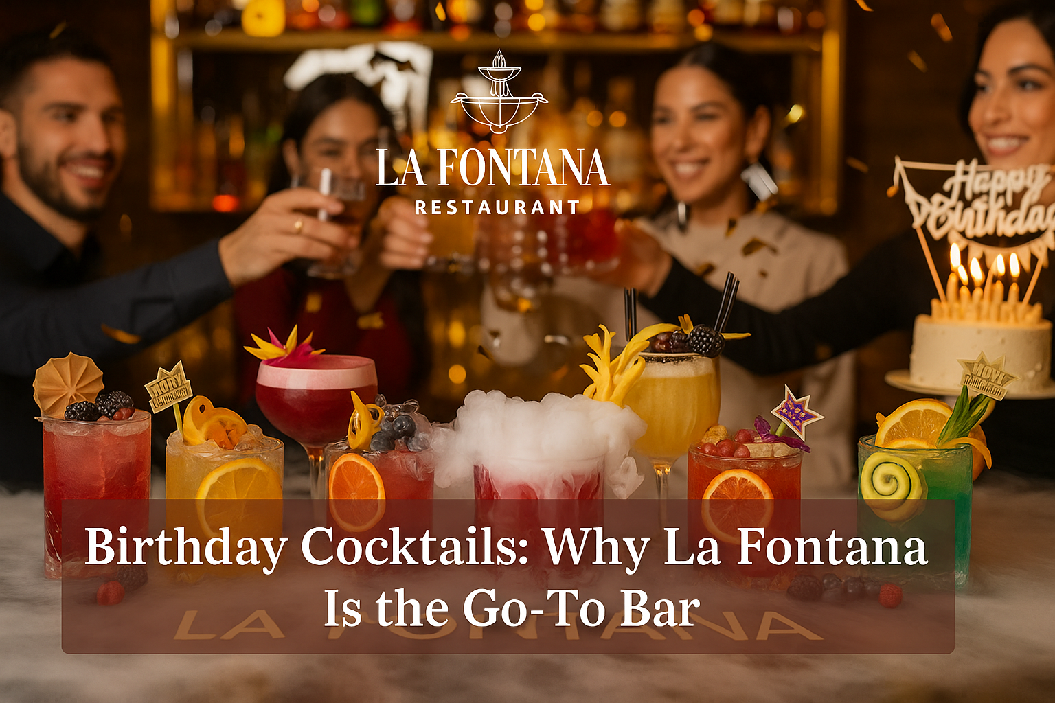 Birthday Cocktails: Why La Fontana Is the Go-To Bar