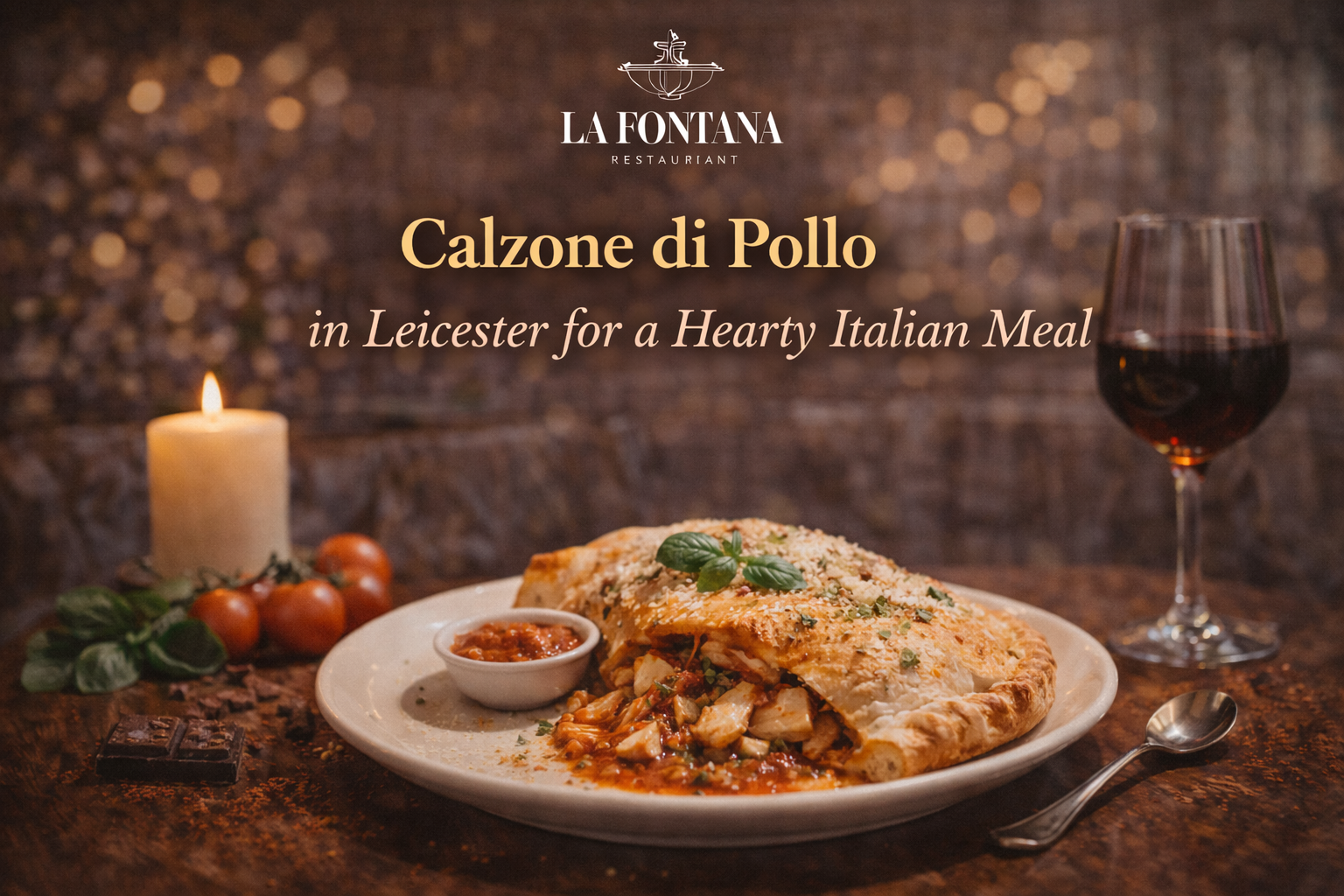 Calzone di Pollo in Leicester for a Hearty Italian Meal – La Fontana